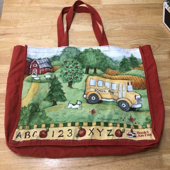 Schoolhouse | Bags | Susan Winget Books Are Fun School Abc Tote | Poshmark